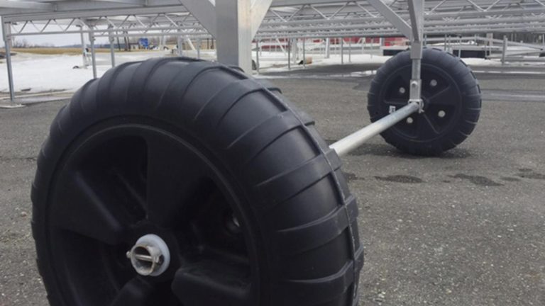 Axle, Brackets and Wheels - Quai Solutions